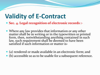 E contracting in india | PPTX