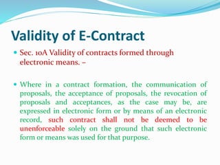 E contracting in india | PPTX