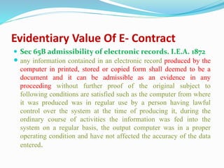 E contracting in india | PPTX