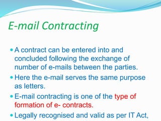 E contracting in india | PPTX