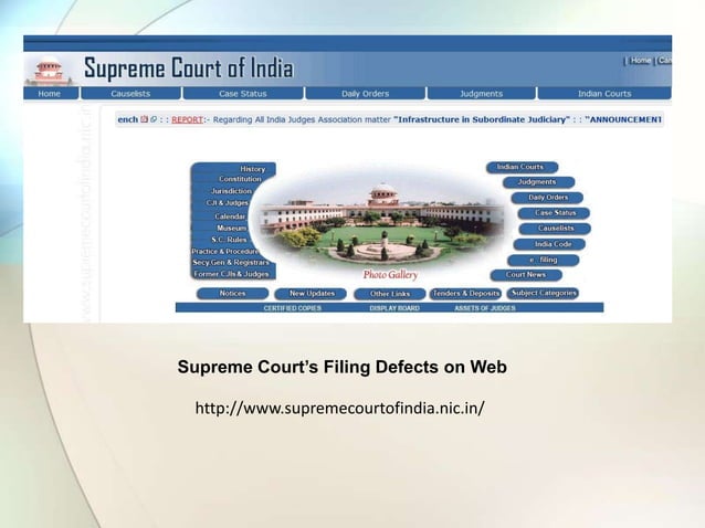 E courts project | PPTX | Legal Services Industry | Industries