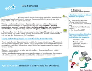 E datatransc company-brochure | PPT