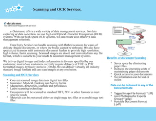 E datatransc company-brochure | PPT
