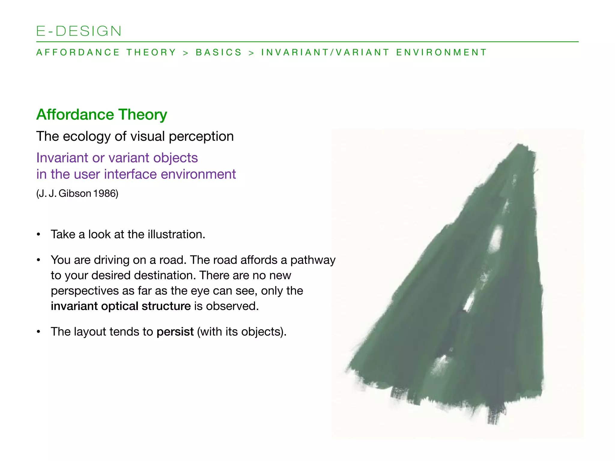 E design affordance theory-mental models | PPT