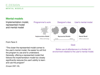 E design affordance theory-mental models | PDF