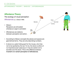 E design affordance theory-mental models | PDF