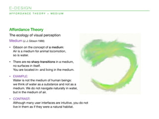 E design affordance theory-mental models | PDF