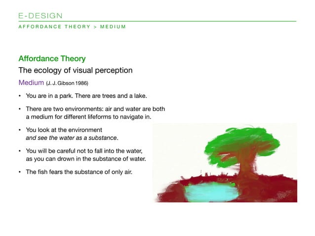 E design affordance theory-mental models | PPT