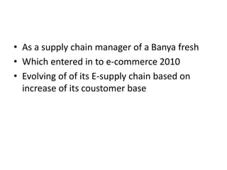 E distribution network | PPTX