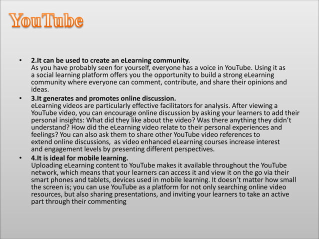 E educational learning resources | PPT