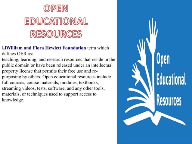 E educational learning resources | PPT