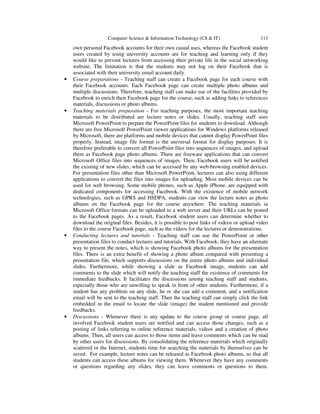 E education with facebook – a | PDF