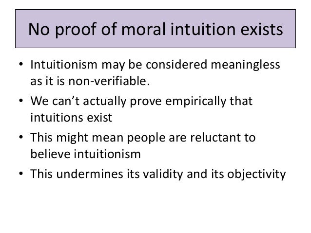 Ethical intuitionism