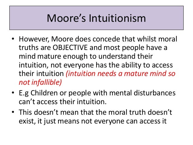 Ethical intuitionism