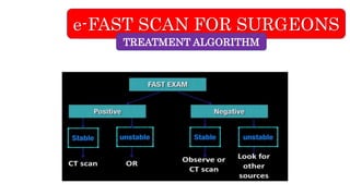E fast scan for surgeons- skill lab procedure- osce - copy | PPT
