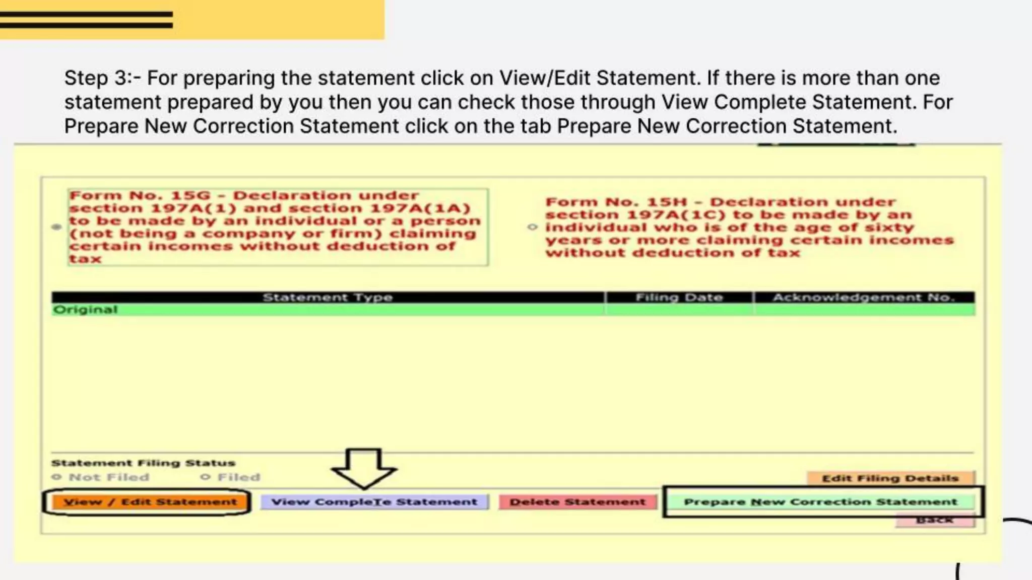 A Guide to e-file Forms 15G & 15H via Gen TDS/TCS Software | PDF