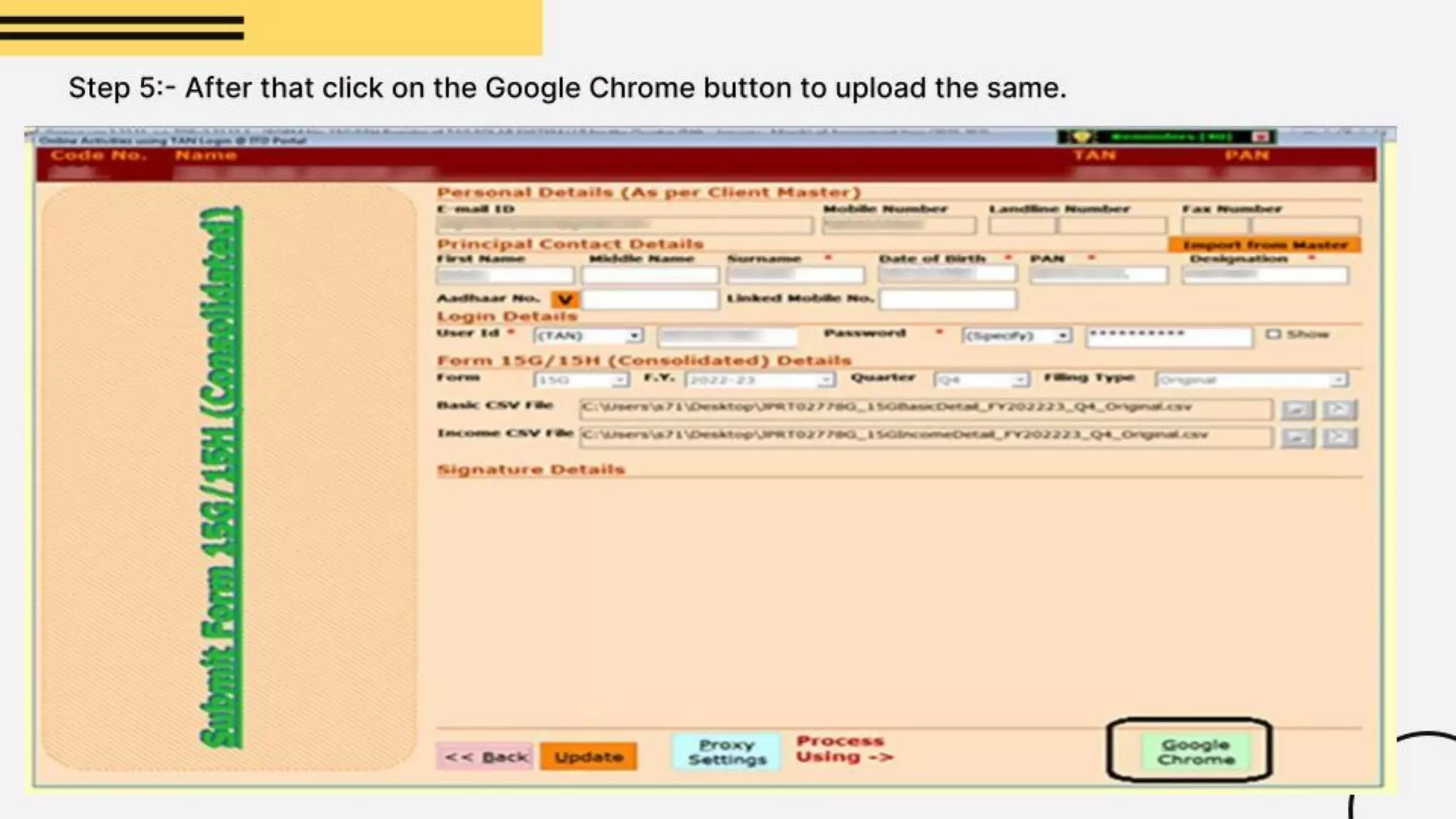 A Guide to e-file Forms 15G & 15H via Gen TDS/TCS Software | PDF