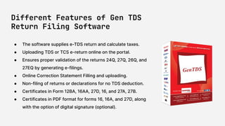 A Guide to e-file Forms 15G & 15H via Gen TDS/TCS Software | PPT