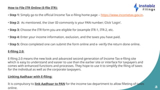 Benefits of Electronic-Filing for Tax Returns | PPT