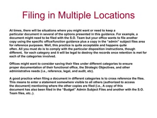 Recommended Electronic Filing Structure (Organization and Development ...