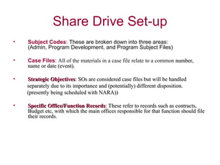 Recommended Electronic Filing Structure (Organization and Development ...