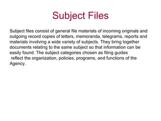 Recommended Electronic Filing Structure (Organization and Development ...