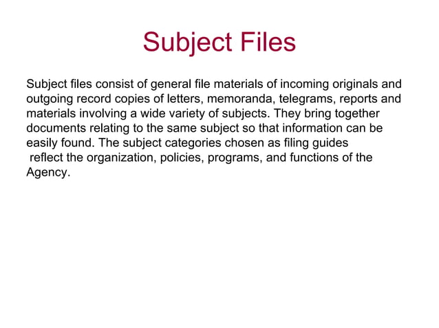 Recommended Electronic Filing Structure (Organization and Development ...
