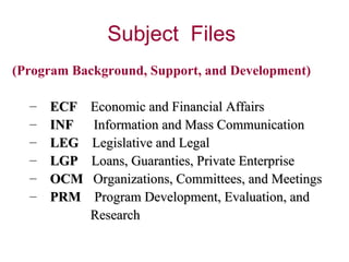 Recommended Electronic Filing Structure (Organization and Development ...