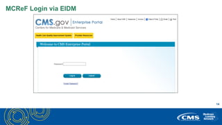 MCReF - CMS May 1 Webcast | PPT