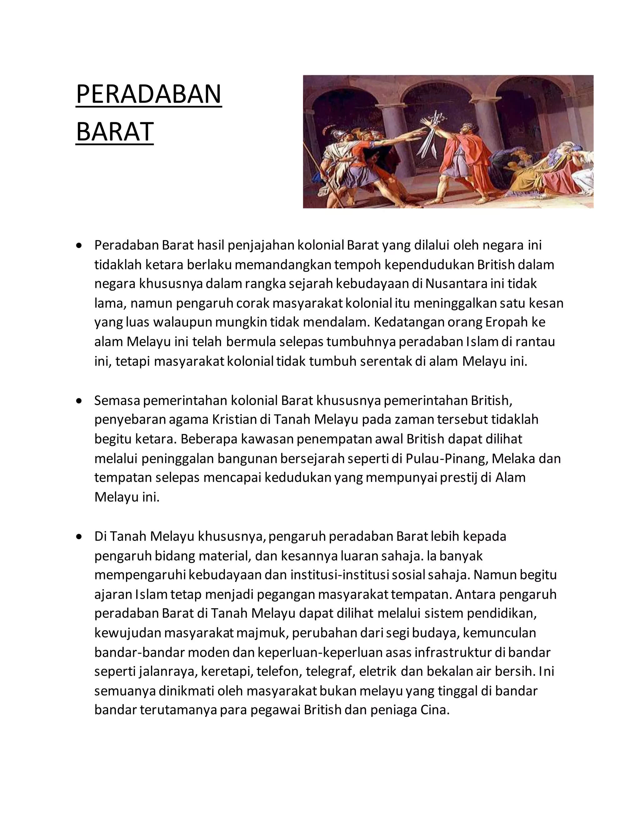 SEJARAH SOSIAL PENGARUH PERADABAN DUNIA DALAM PEMBINAAN NEGARA BANGSA ...