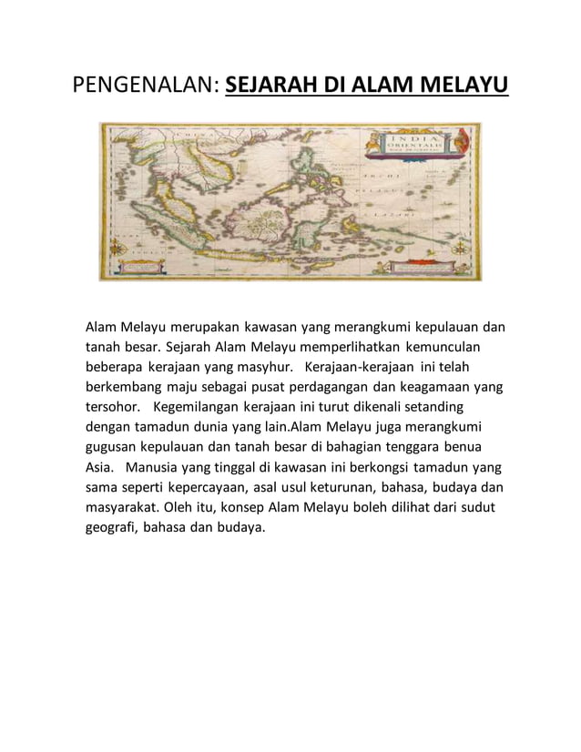 SEJARAH SOSIAL PENGARUH PERADABAN DUNIA DALAM PEMBINAAN NEGARA BANGSA ...