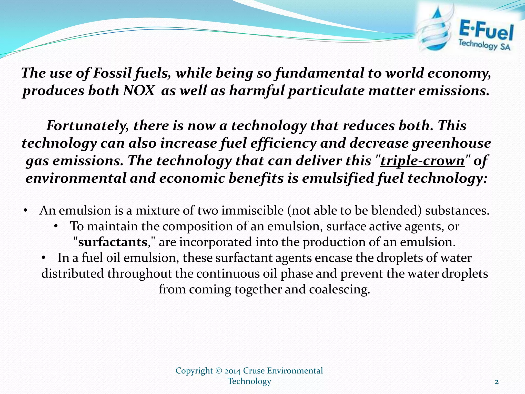 E fuel.emulsified.fuels | PDF
