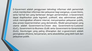 E goverment | PPTX