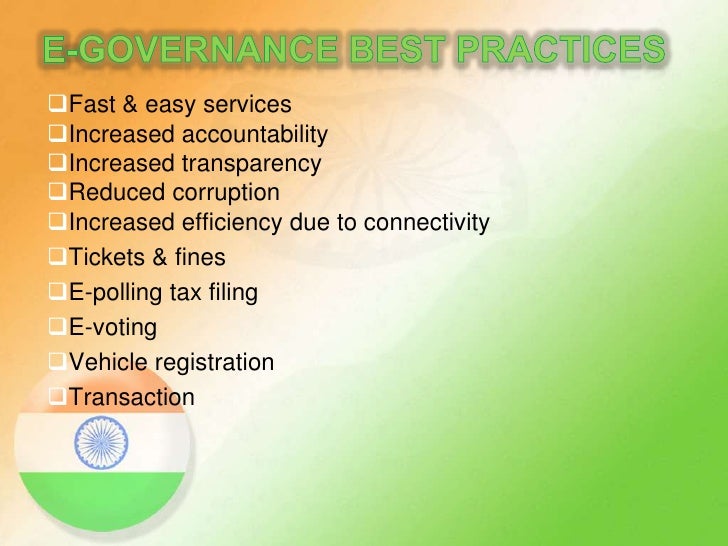 E governance