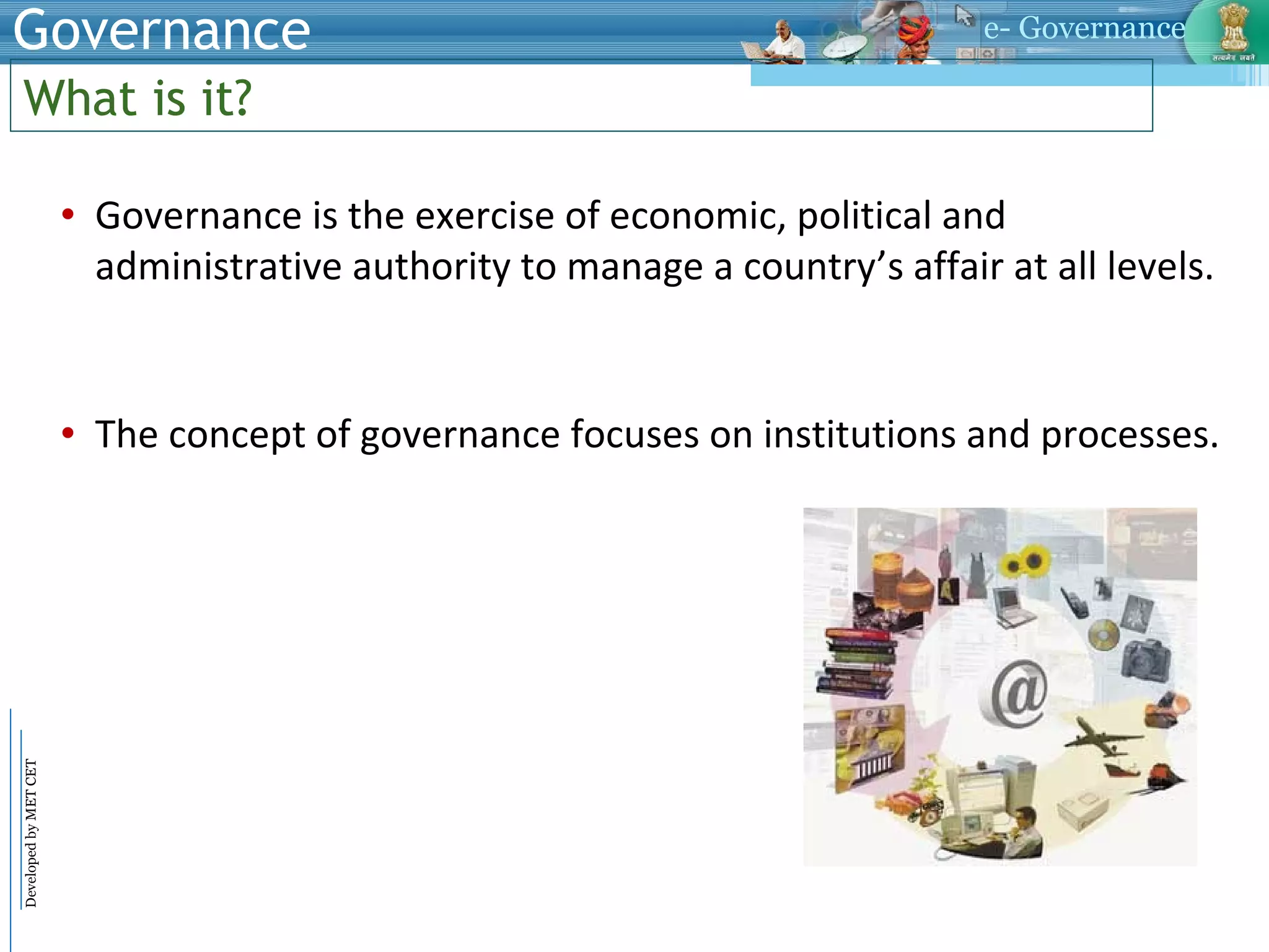 E governance | PPT