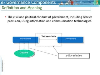 E governance | PPT
