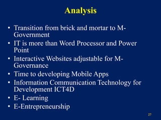 Evidence based E-Governance | PPTX