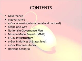 E governance | PPTX