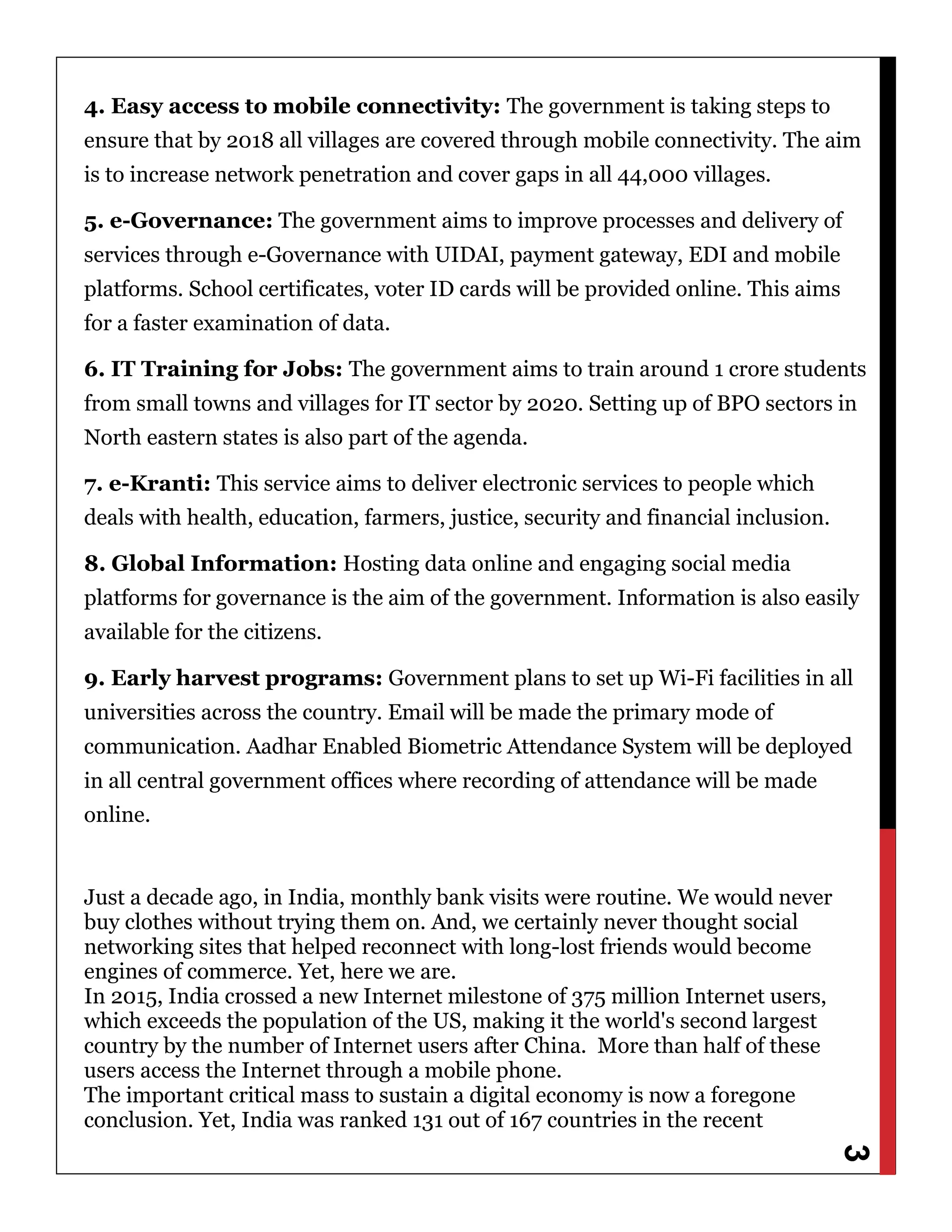 E-Governance : Success and Challenges | PDF