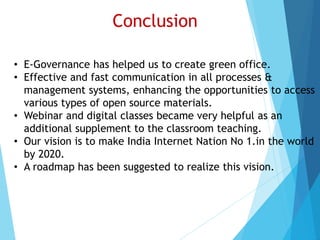E governance, Electronic Governance, Digital Governance, Digital ...