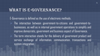 E governance | PPT