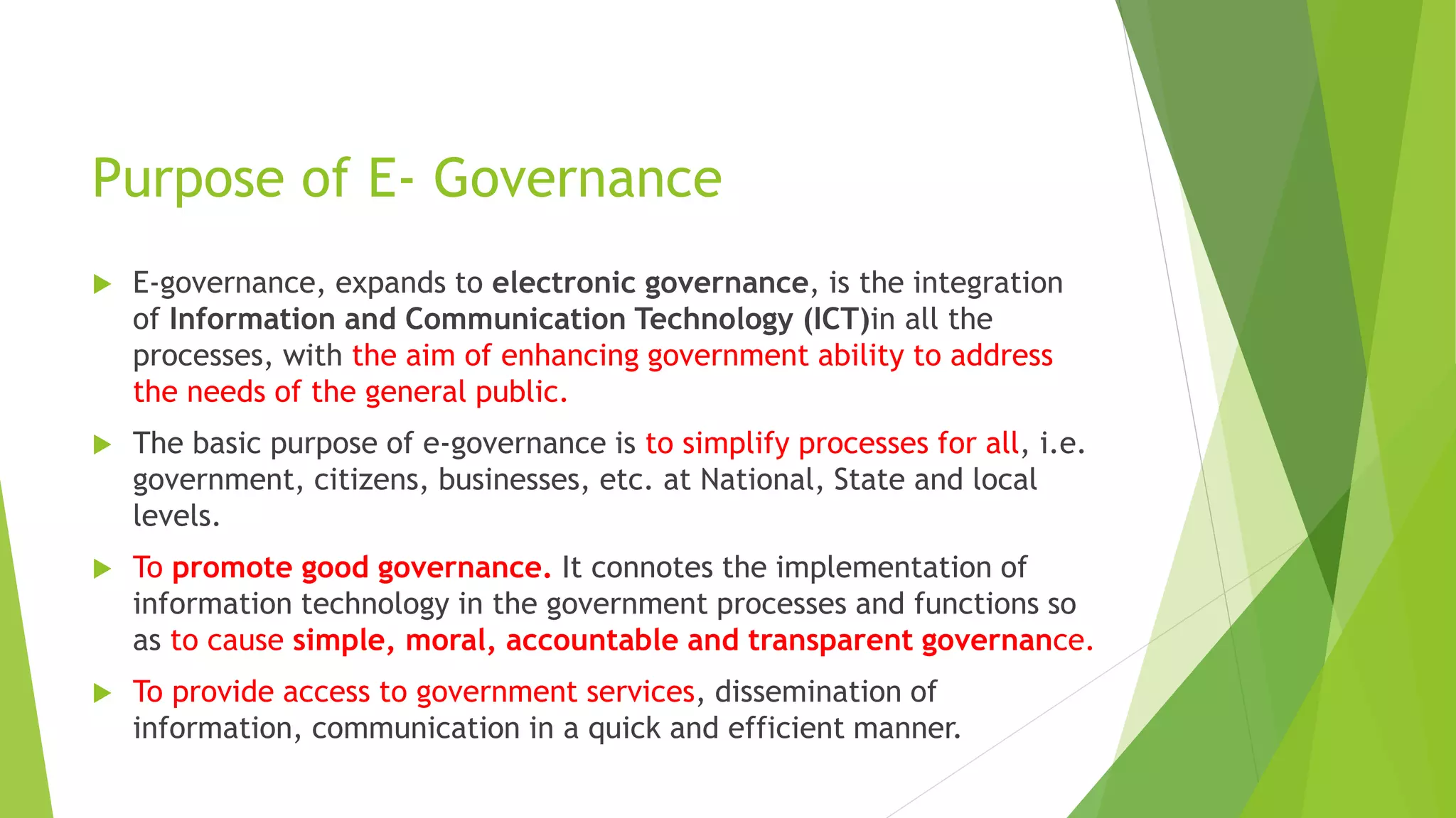 E governance | PPTX