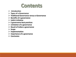 E governance | PPTX