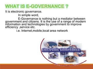 E governance | PPTX