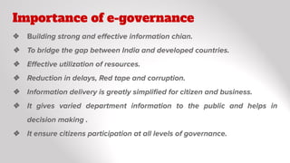 E governance | PDF