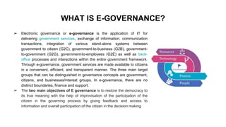 E governance | PPTX