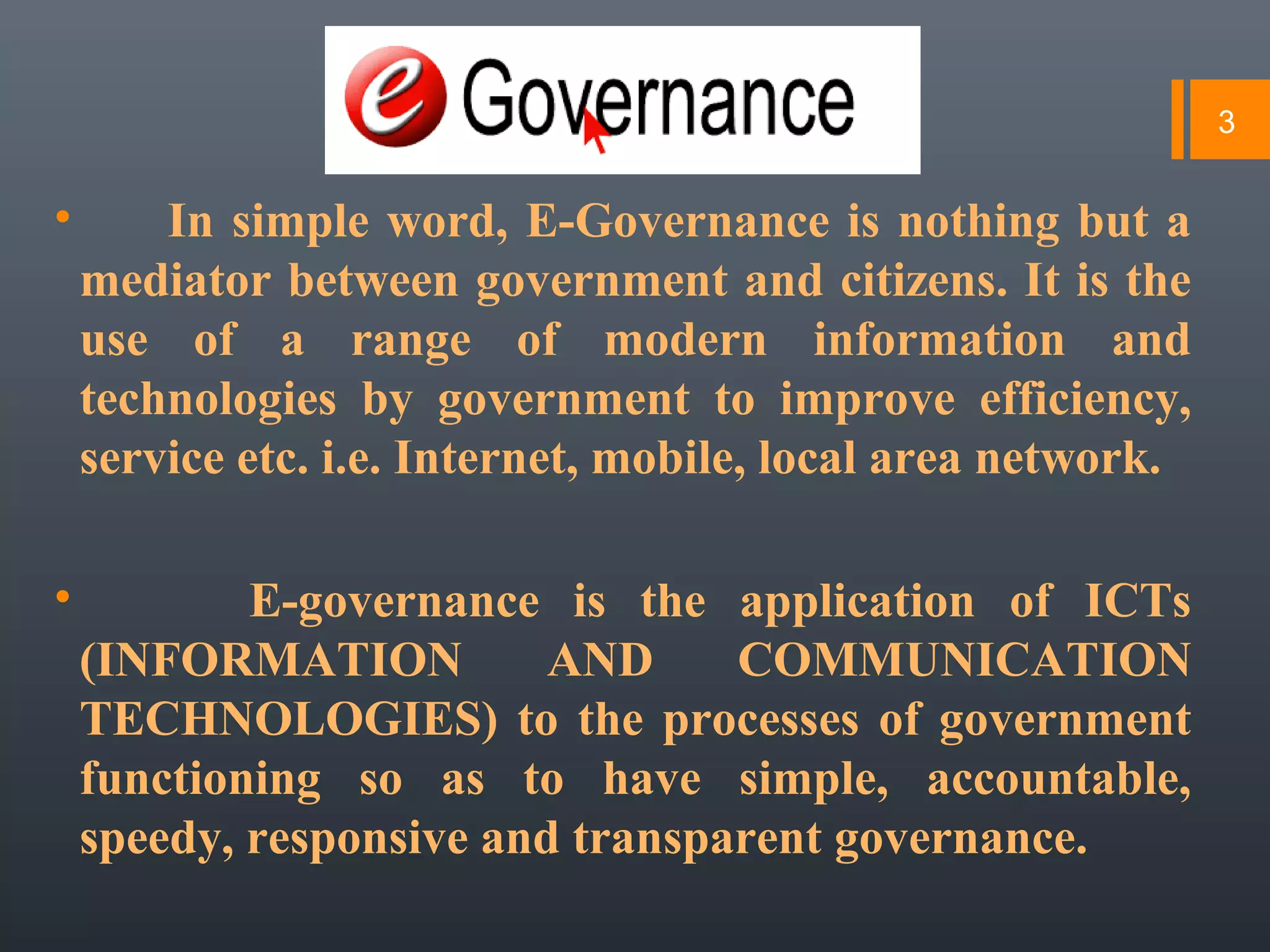 E governance` | PPT
