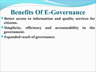 E governancee | PPT