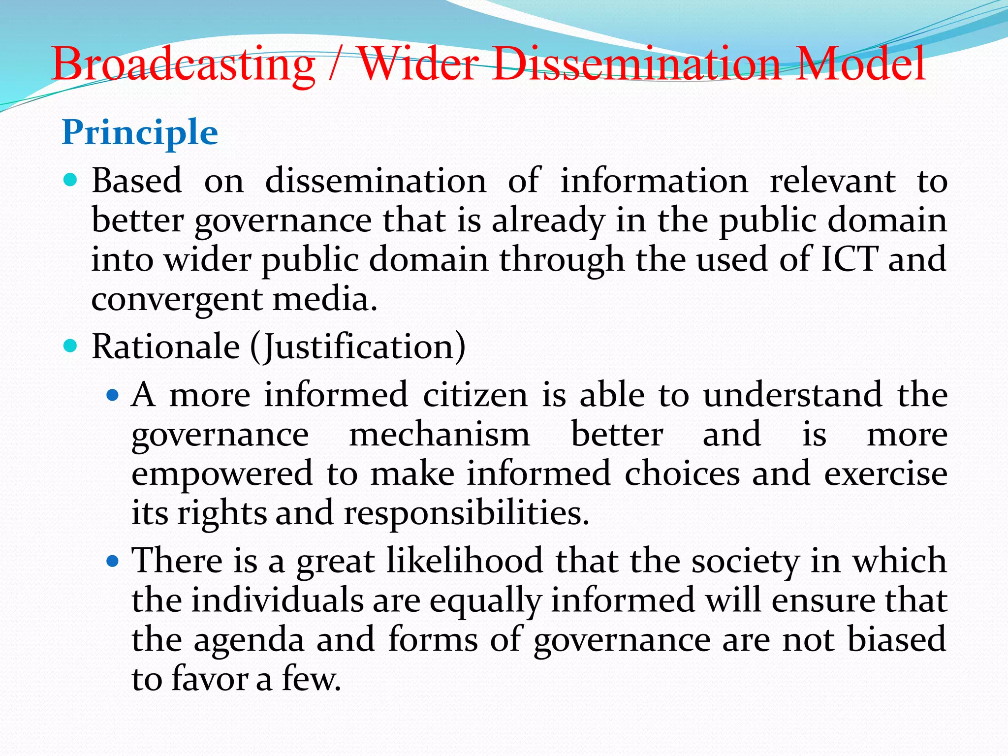 E Governance Model Unit 2pptx Computer Networking Computing