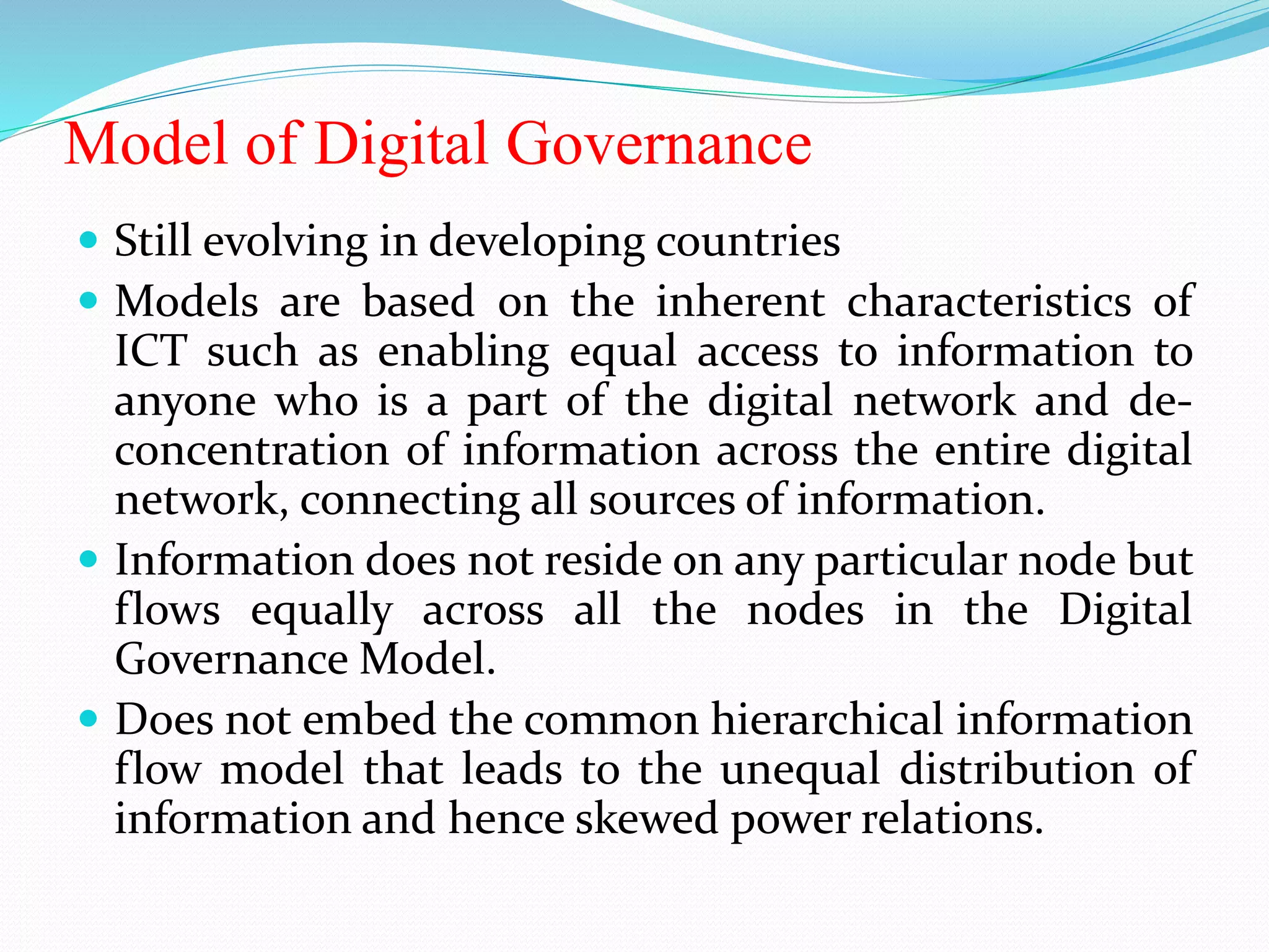 E Governance Model Unit 2pptx Computer Networking Computing